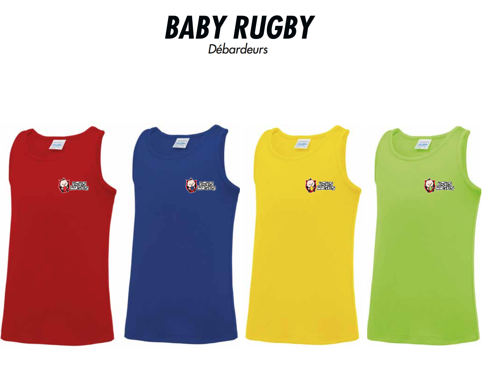 Equipements enfant baby rugby - été 2017- Baby rugby
